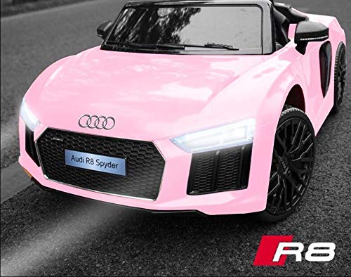 AUDI R8 "LITTLE SPYDER" 12V ROSA, FULL OPTION, IndalChess Tienda de ...