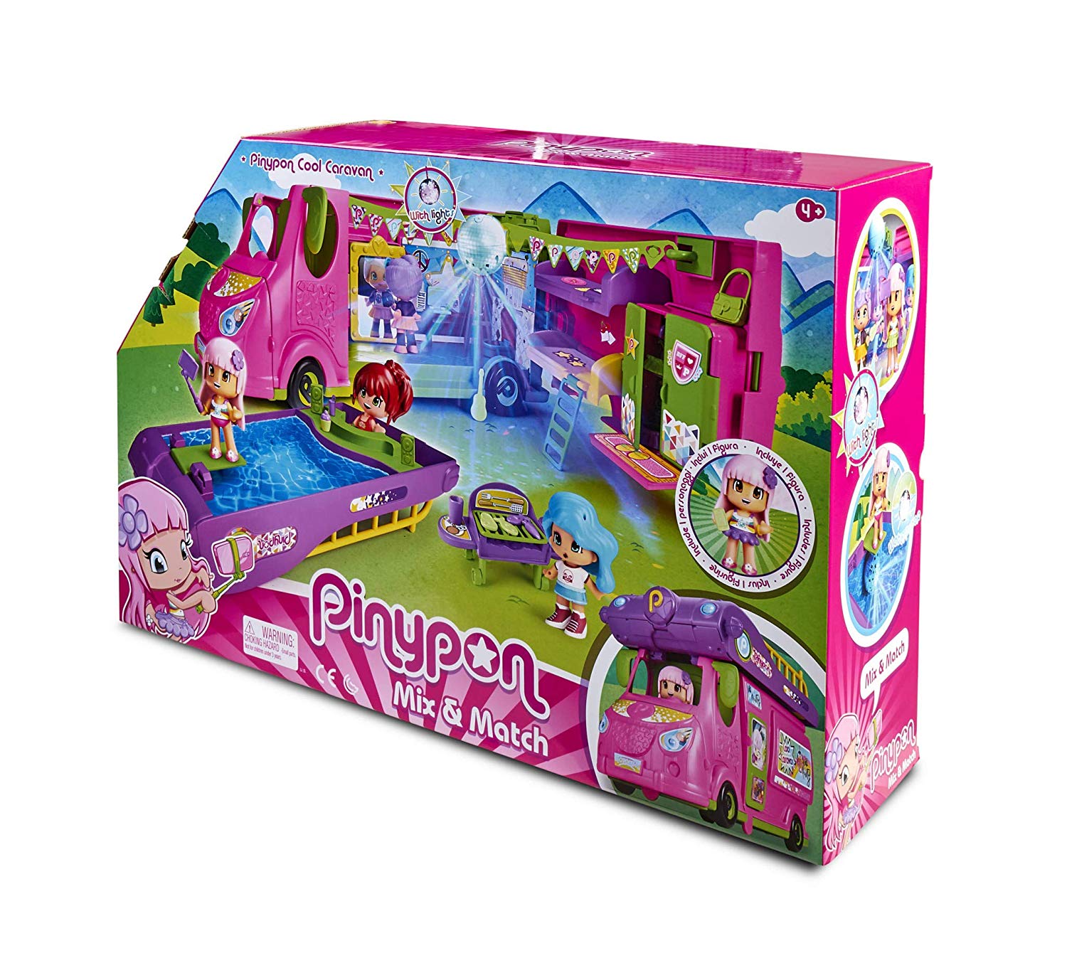 Pinypon Cool Caravan - FA700015070, IndalChess Tienda de coches para niños