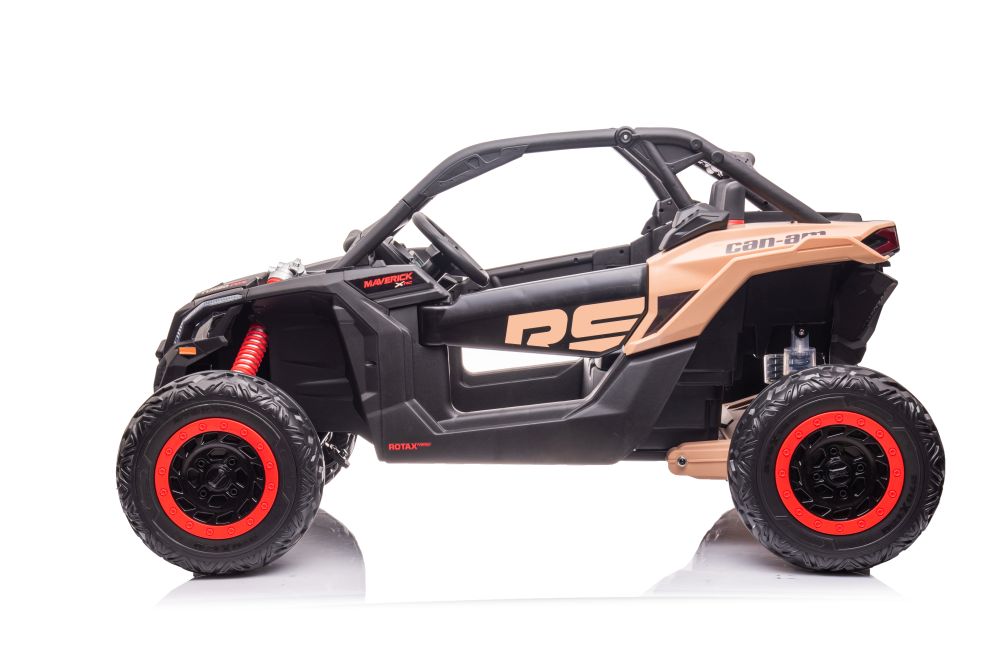 BUGGY 24V, 2 MOTORES DE 240W, DK-CA001 Can-am RS, BEIG Y NEGRO, MANDO ...