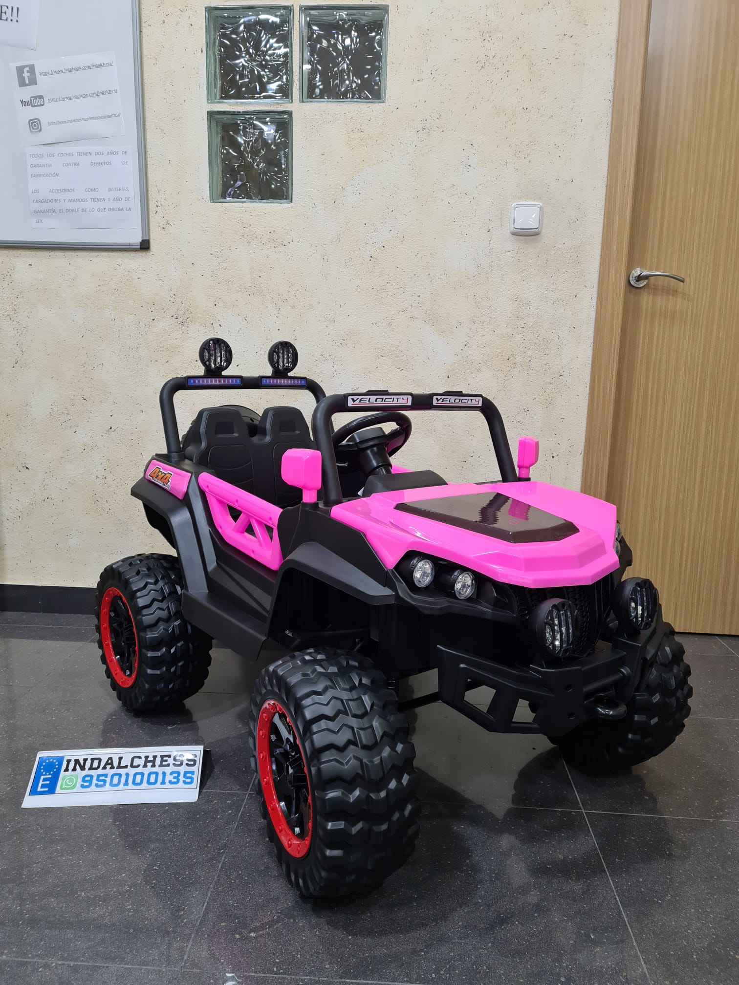 Coche BUGGY Velocity 4x4, ROSA-PINK, 1 PLAZA - BC-188PINK, IndalChess ...