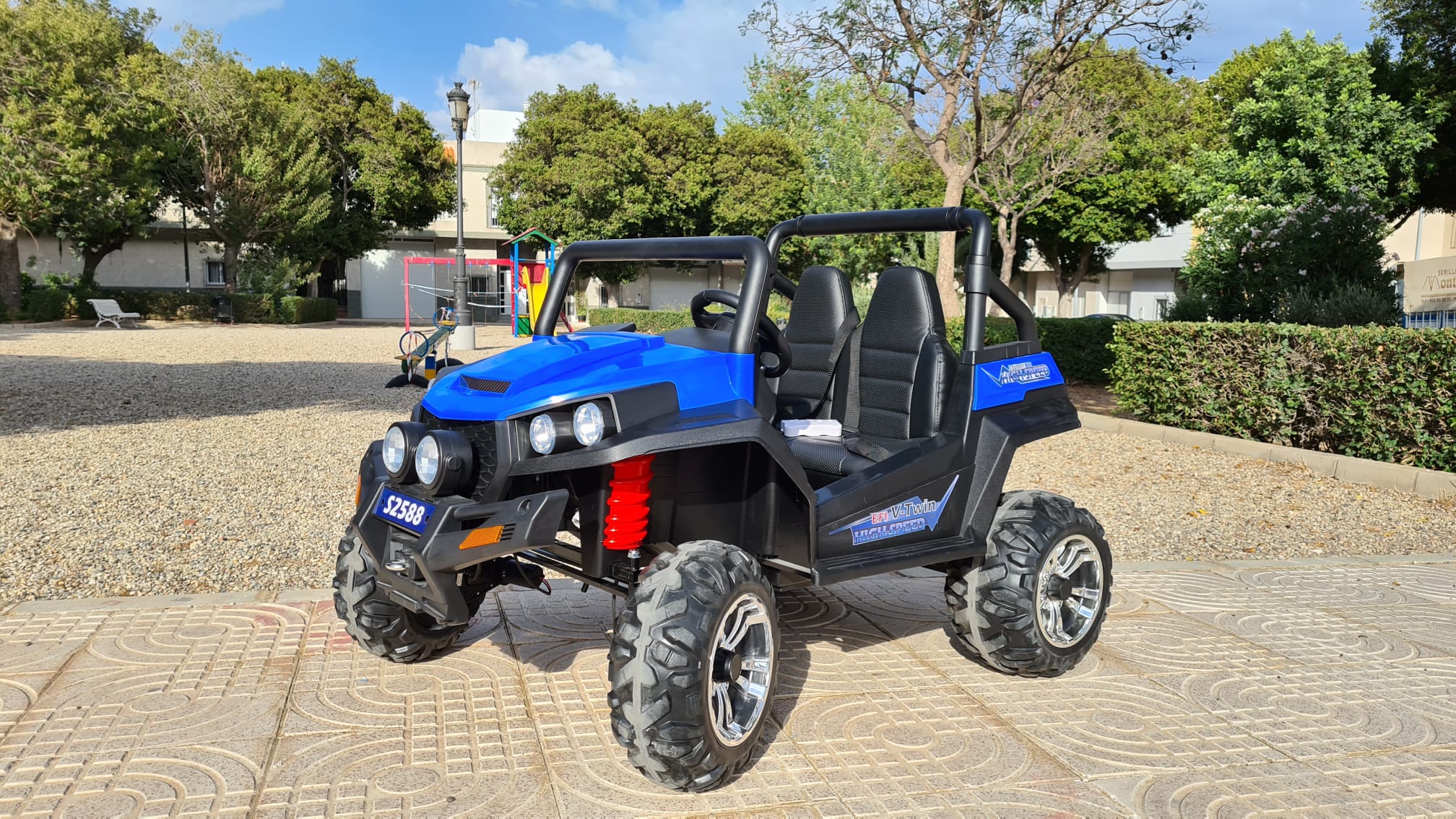 VENTA BUGGY RSX 4 MOTORES DE 45W - AZUL, Coches eléctricos y motos para ...