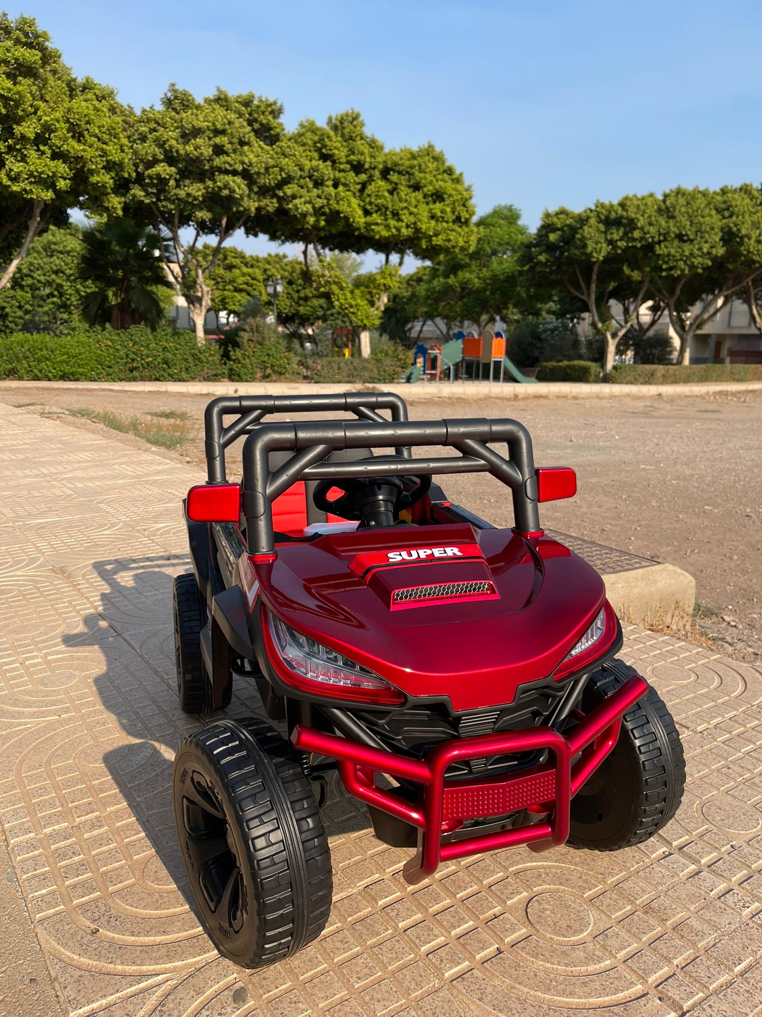 BUGGY 4x4 LITTLE INDALBUGGY 12V, ROJO METÁLICO, FULL OPTION, 4 MOTORES ...