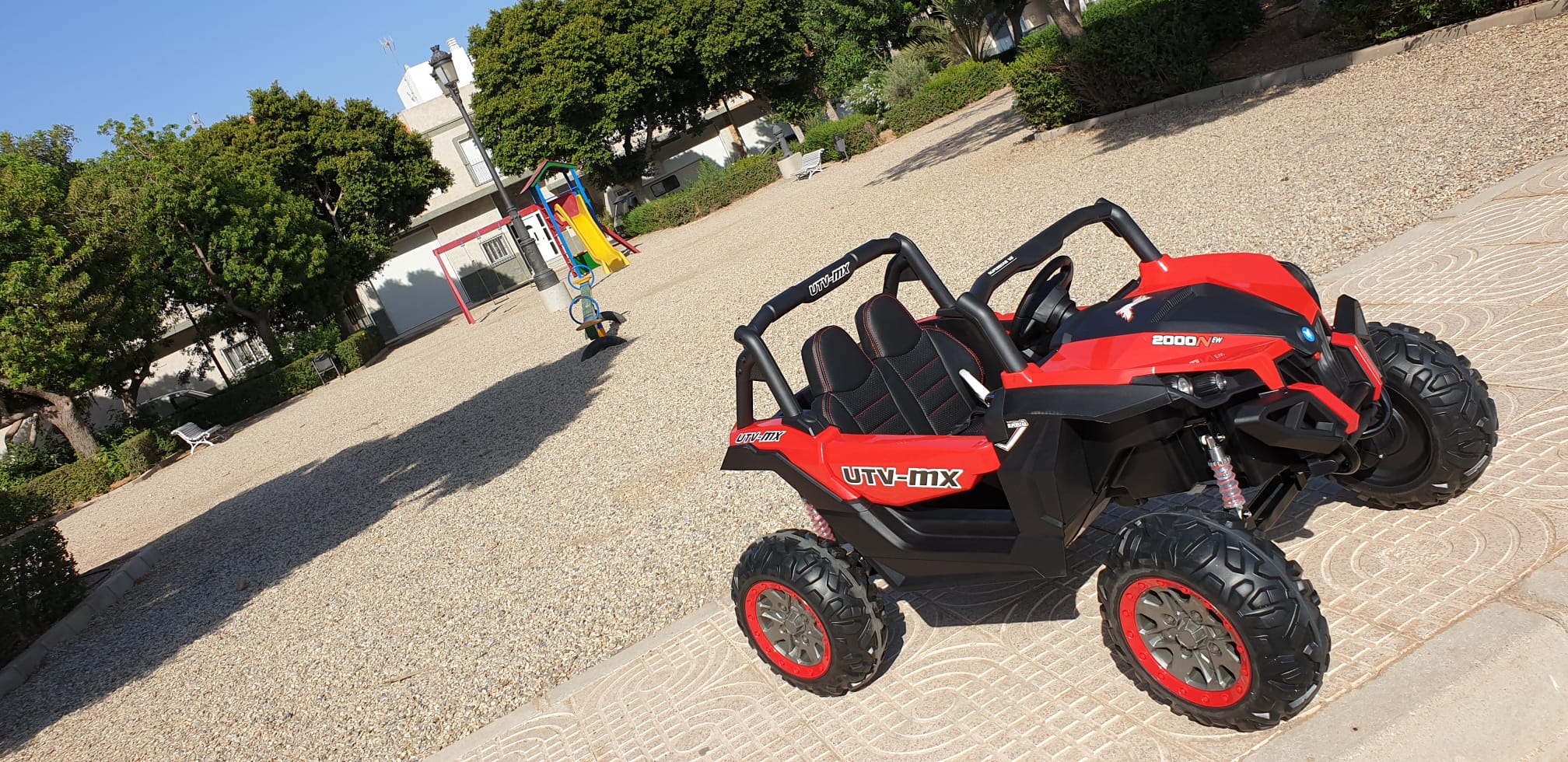 BUGGY NIÑOS, 2 PL, 4 M., ROJO - PANTALLA MP4, Coches eléctricos y motos ...
