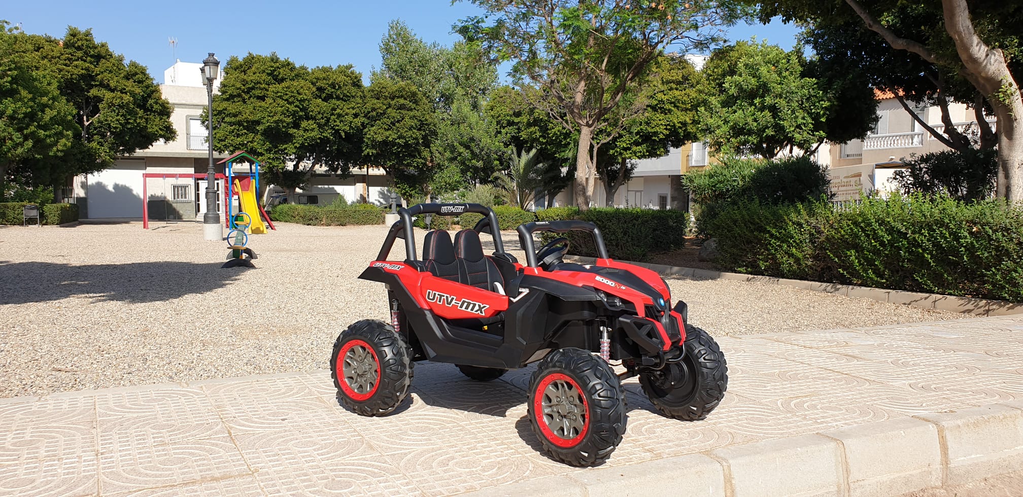 BUGGY NIÑOS, 2 PL, 4 M., ROJO - PANTALLA MP4, Coches eléctricos y motos ...