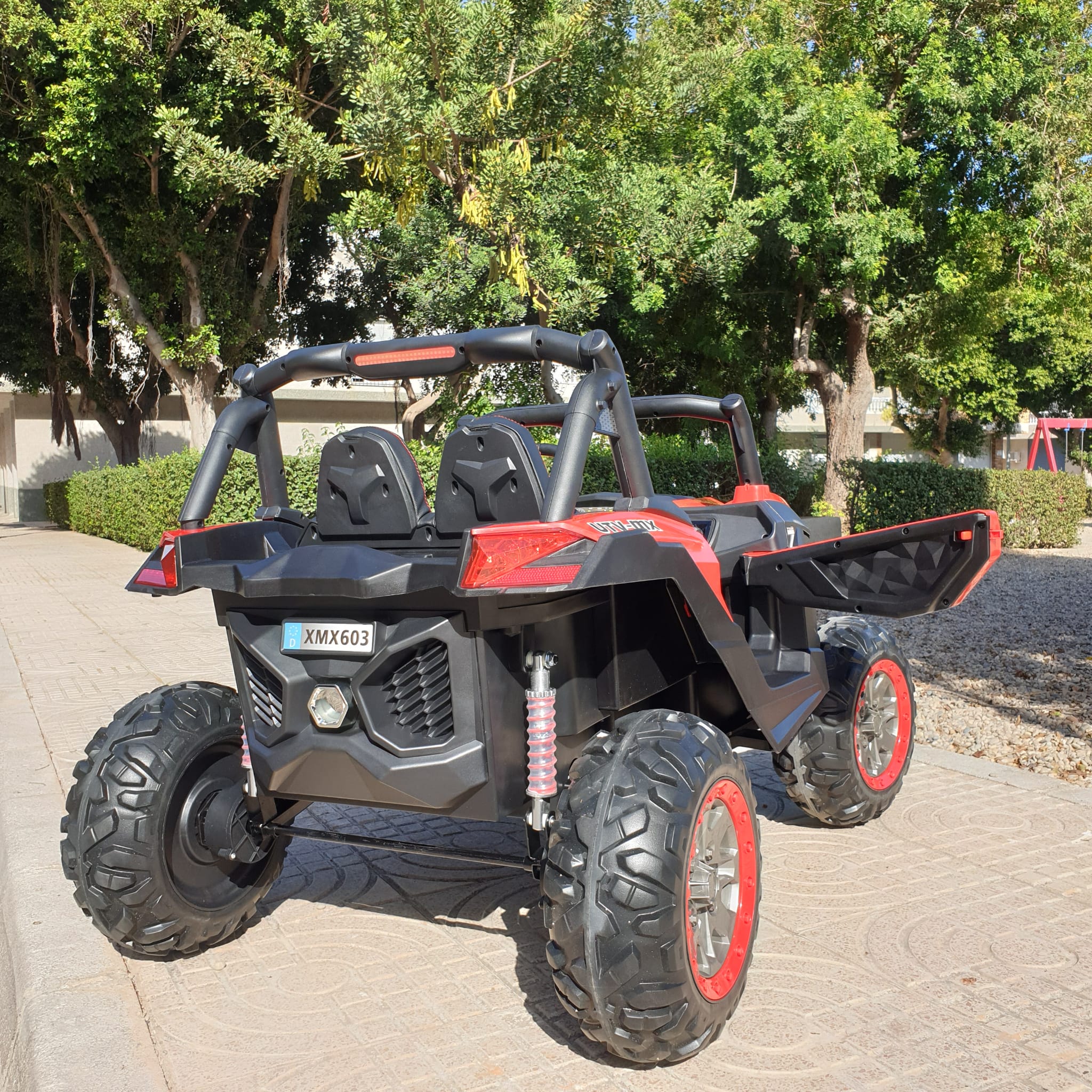 BUGGY NIÑOS, 2 PL, 4 M., ROJO - PANTALLA MP4, Coches eléctricos y motos ...