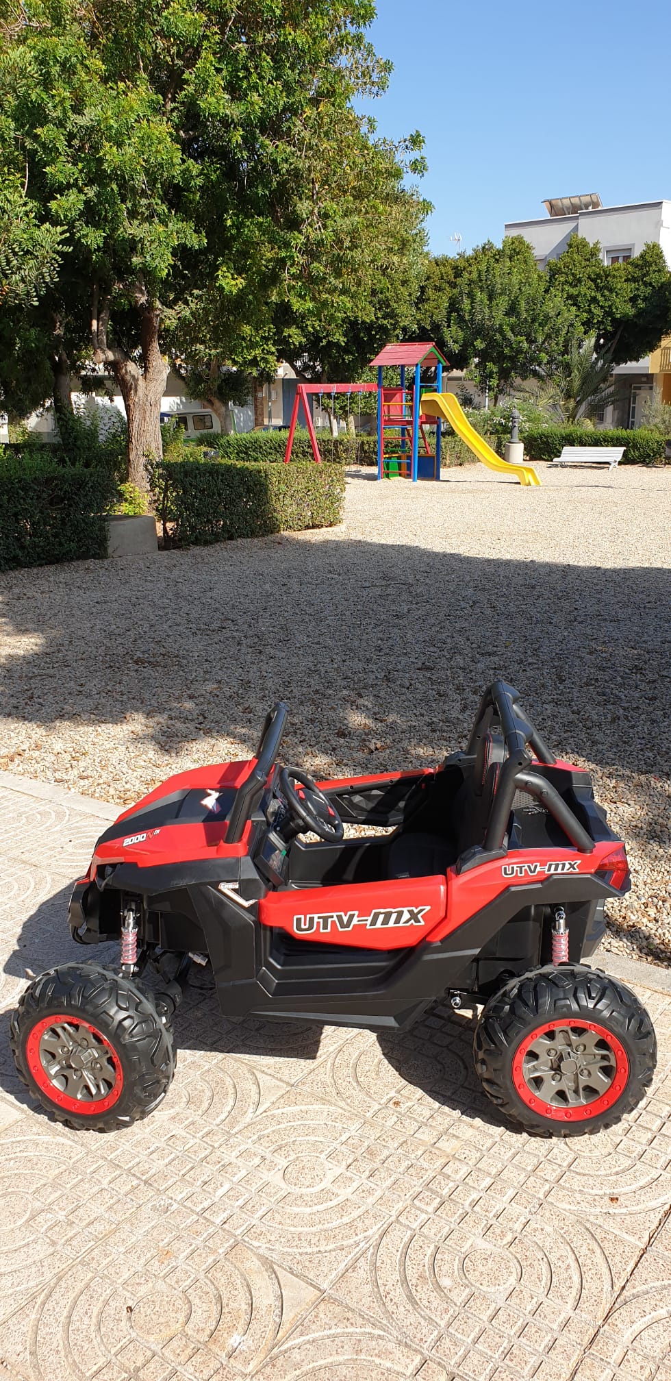 BUGGY NIÑOS, 2 PL, 4 M., ROJO - PANTALLA MP4, Coches eléctricos y motos ...