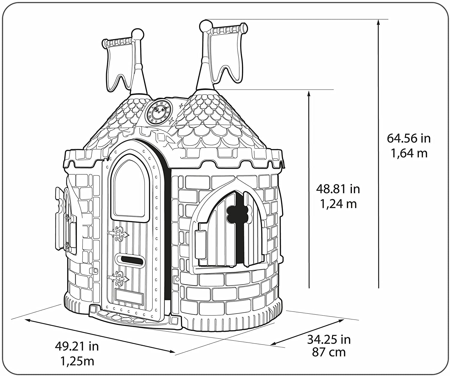 Castillo Medieval feber de Juegos Infantiles - FE12609, Coches ...