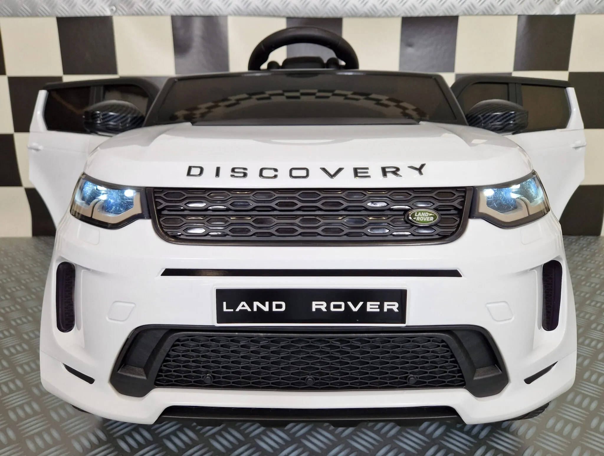 COCHE NIÑOS LAND ROVER DISCOVERY 12V, LITTLE, BLANCO, MANDO RC, Coches ...