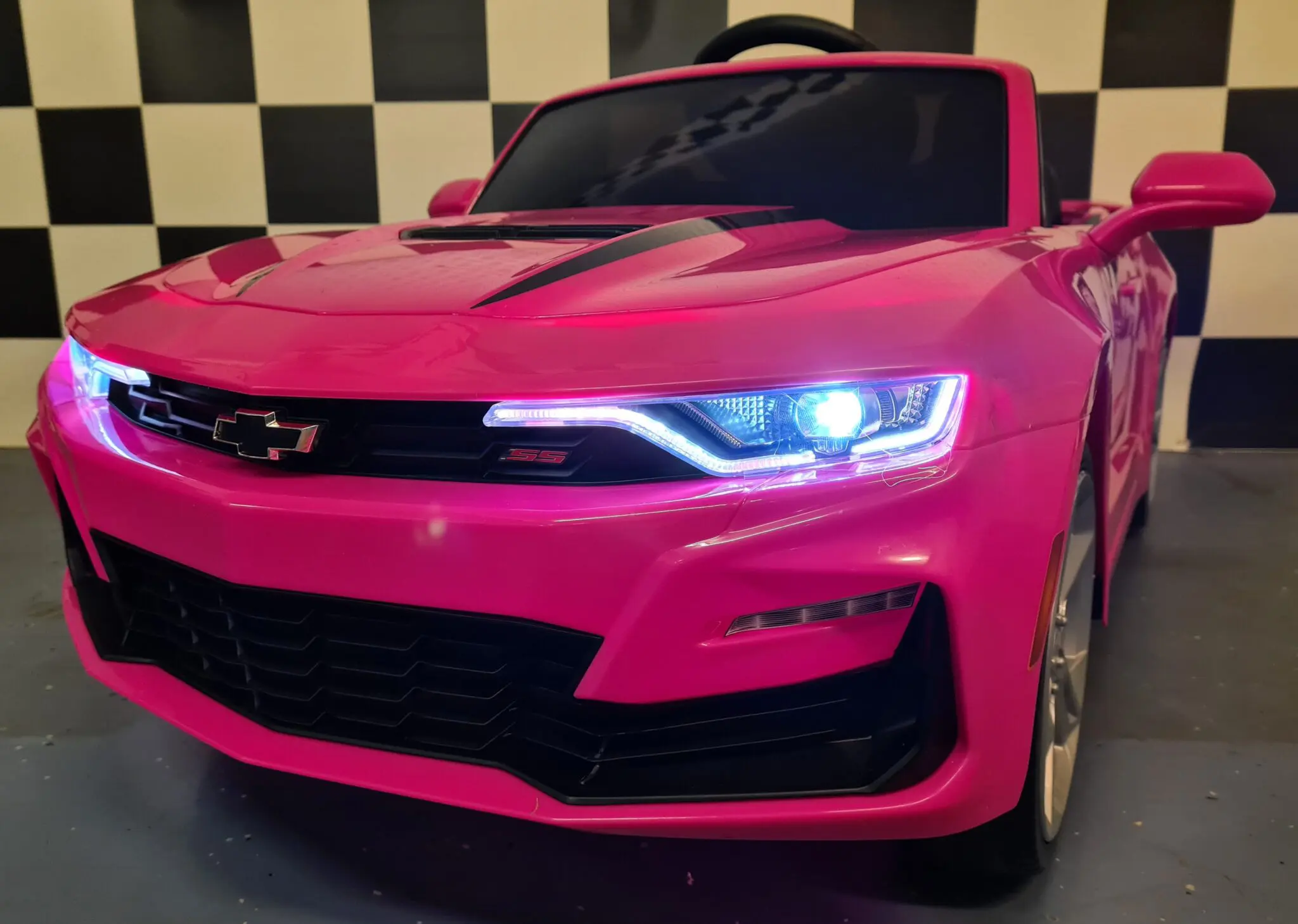 COCHE ELÉCTRICO INFANTIL CHEVROLET CAMARO ROSA-PINK, Coches eléctricos ...