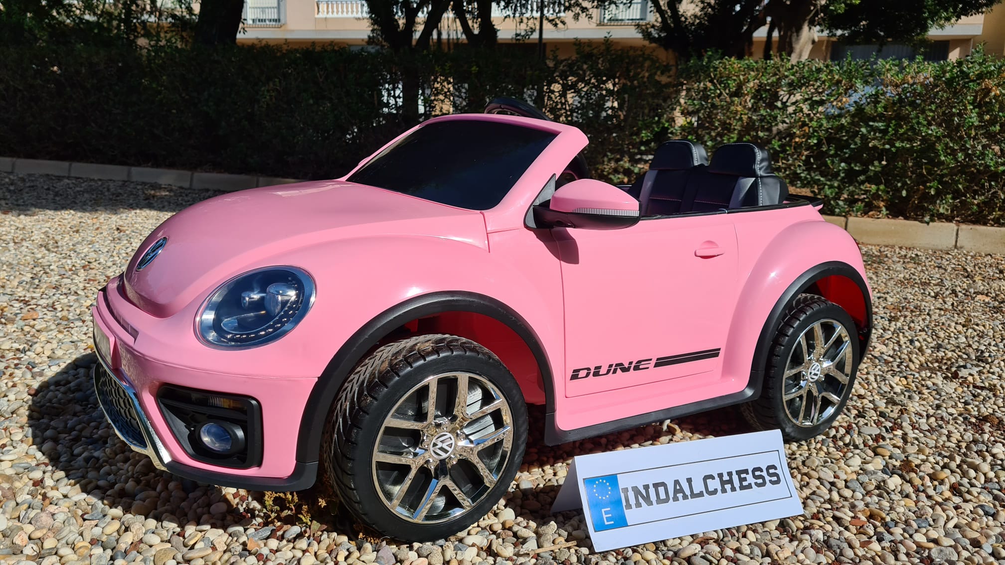 VENTA Escarabajo Volkswagen Beetle 12v rosa, Coches eléctricos y motos ...