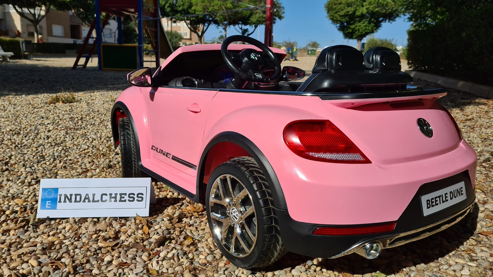 VENTA Escarabajo Volkswagen Beetle 12v rosa, Coches eléctricos y motos ...