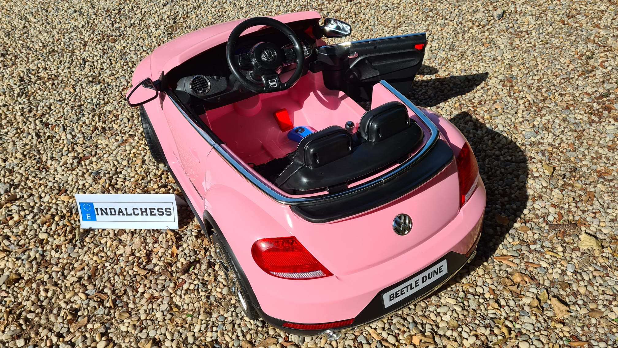 VENTA Escarabajo Volkswagen Beetle 12v rosa, Coches eléctricos y motos ...