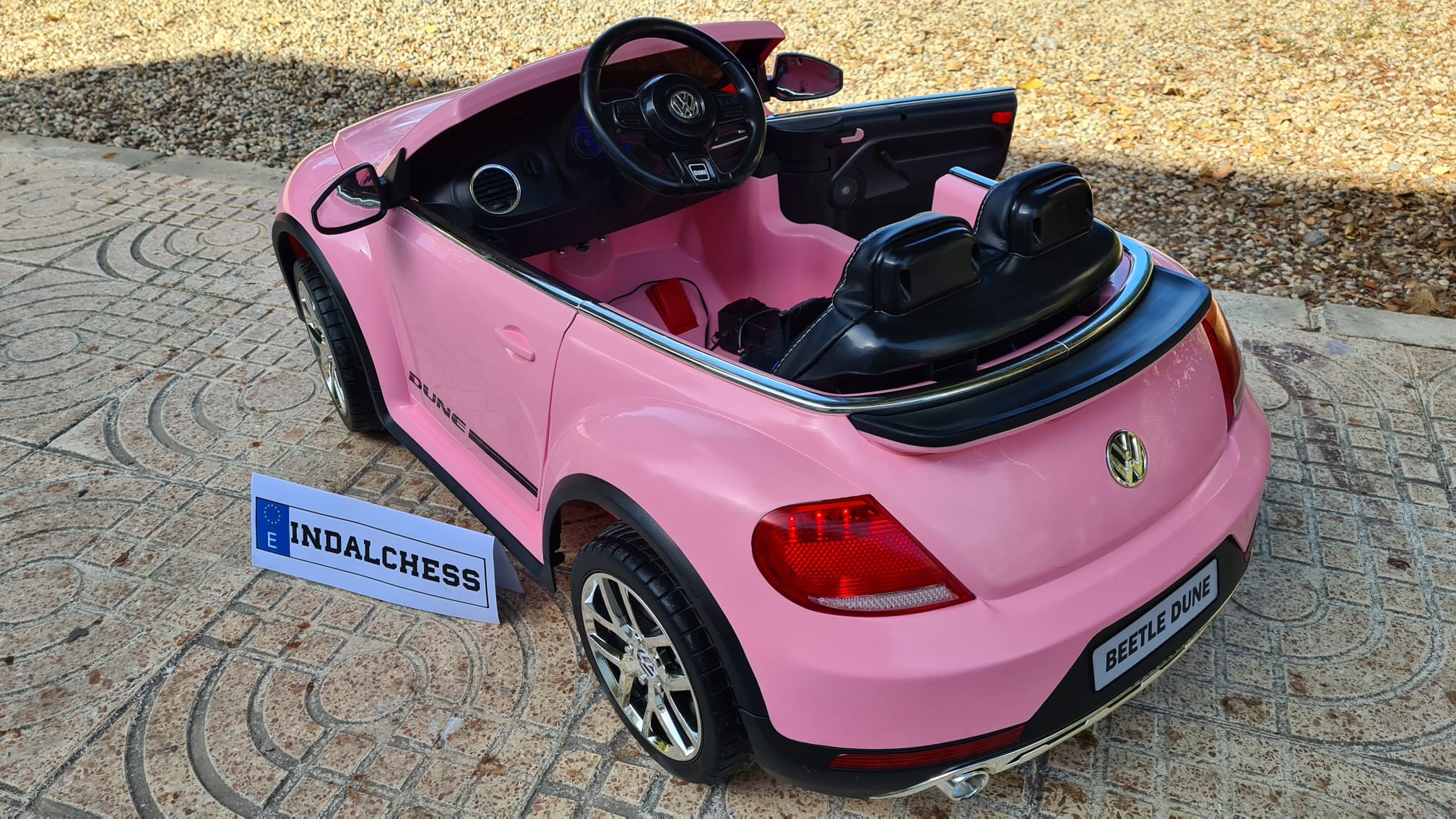 VENTA Escarabajo Volkswagen Beetle 12v rosa, Coches eléctricos y motos ...