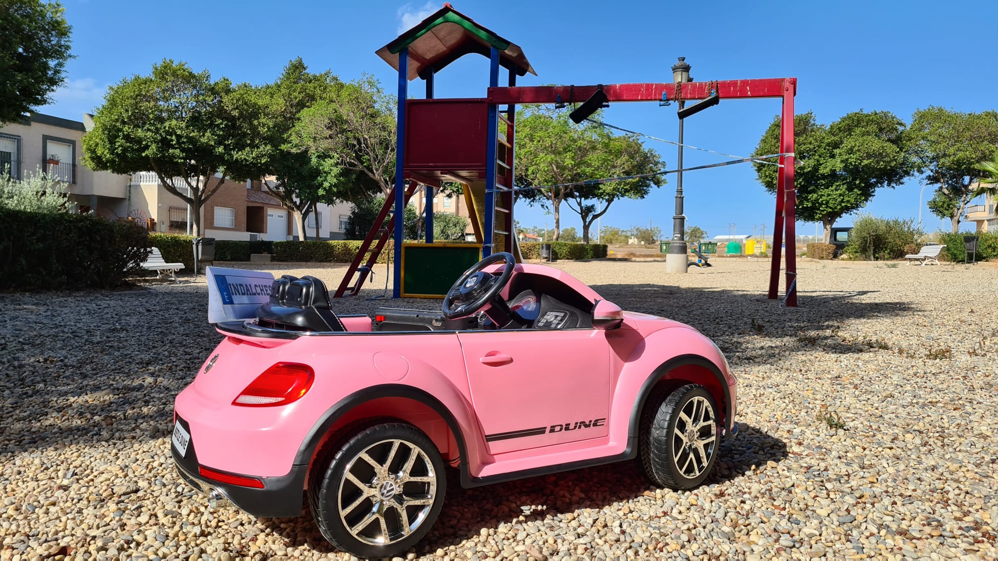 VENTA Escarabajo Volkswagen Beetle 12v rosa, Coches eléctricos y motos ...
