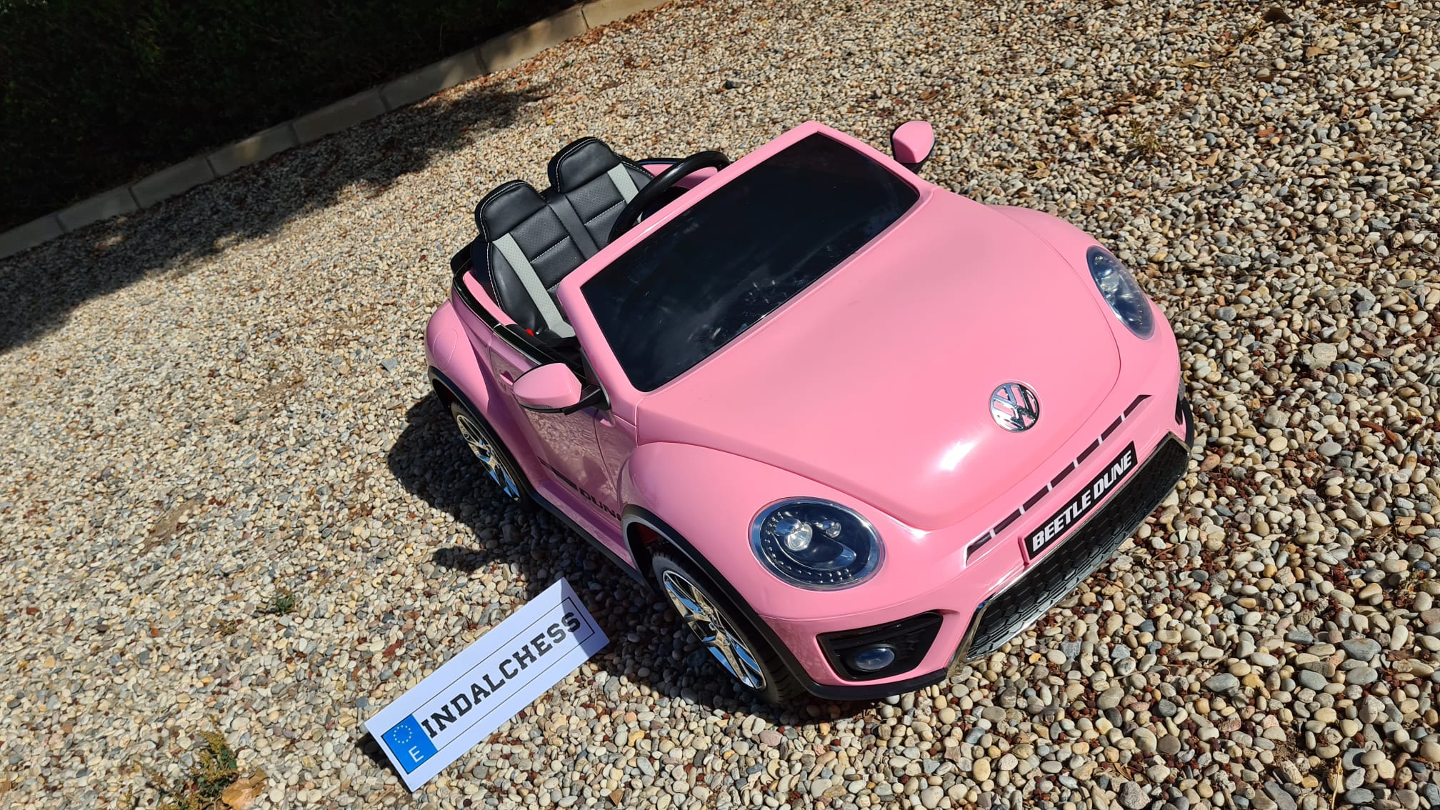 VENTA Escarabajo Volkswagen Beetle 12v rosa, Coches eléctricos y motos ...