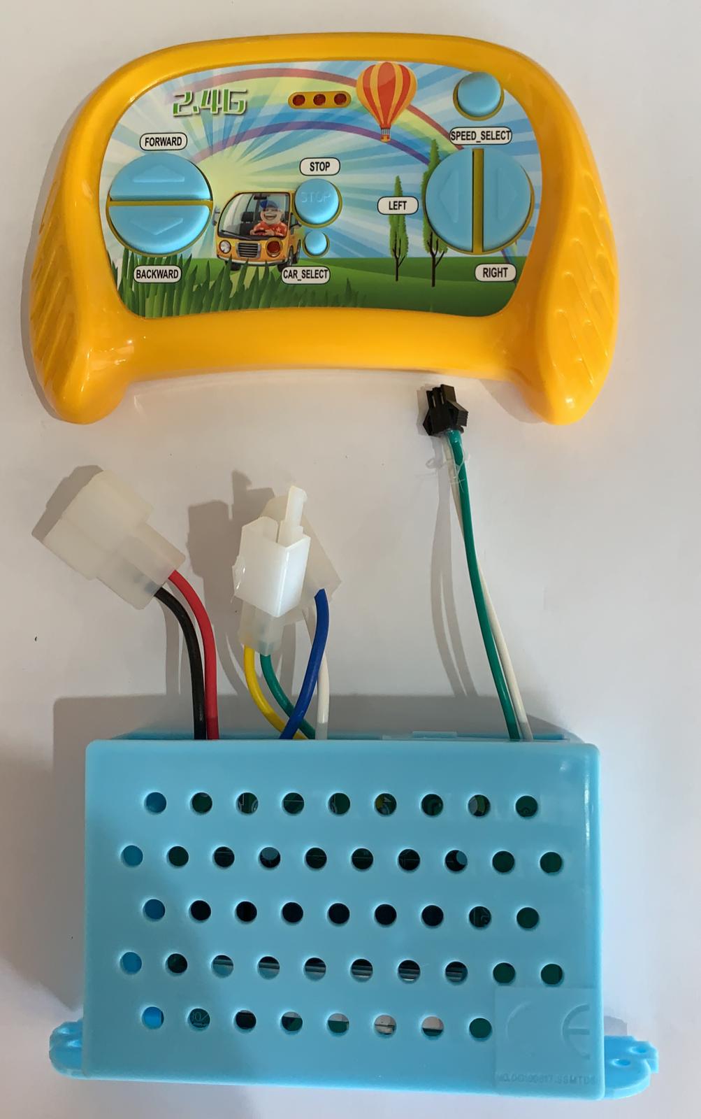KIT MANDO Y RECEPTOR PARA TRACTOR INFANTIL 12V 2.4GHz -INDALPZ00481 ...