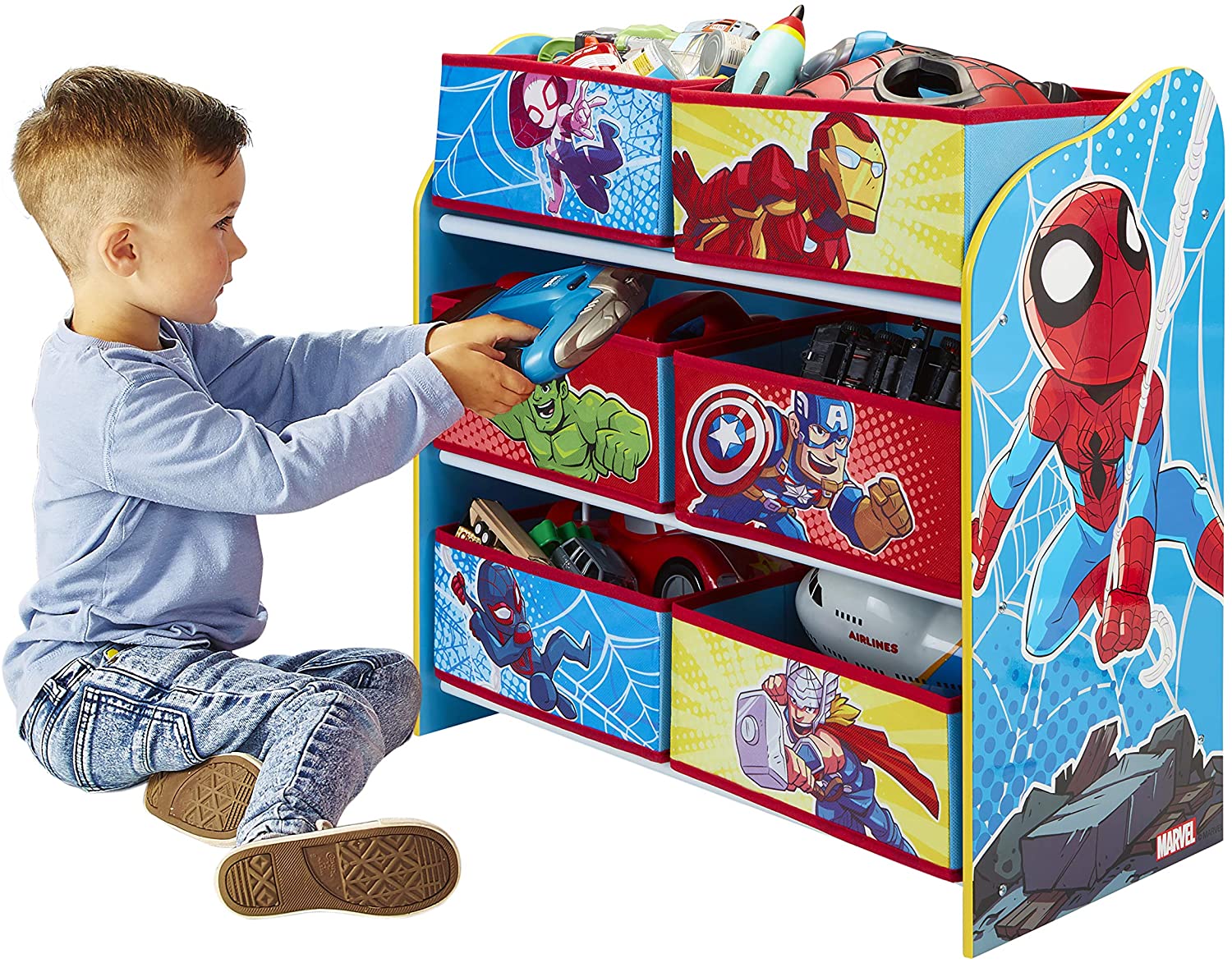 JUGUETERO SUPERHÉROES PARA NIÑOS - APART17795, Coches eléctricos y ...