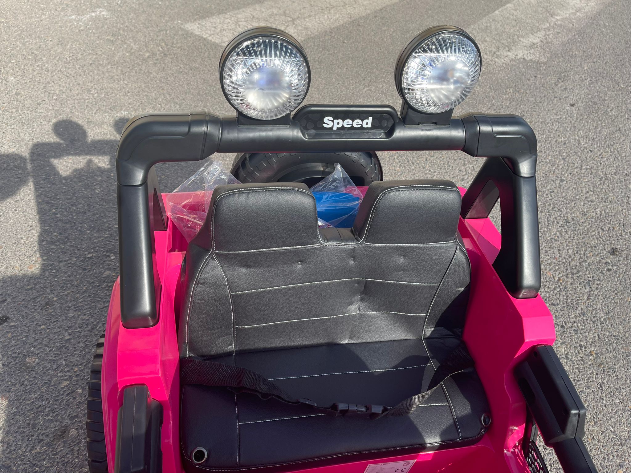 Coche TODOTERRENO JEEP RUBICÓN Style 12V ROSA, Mando RC, PLAZA Y MEDIA ...