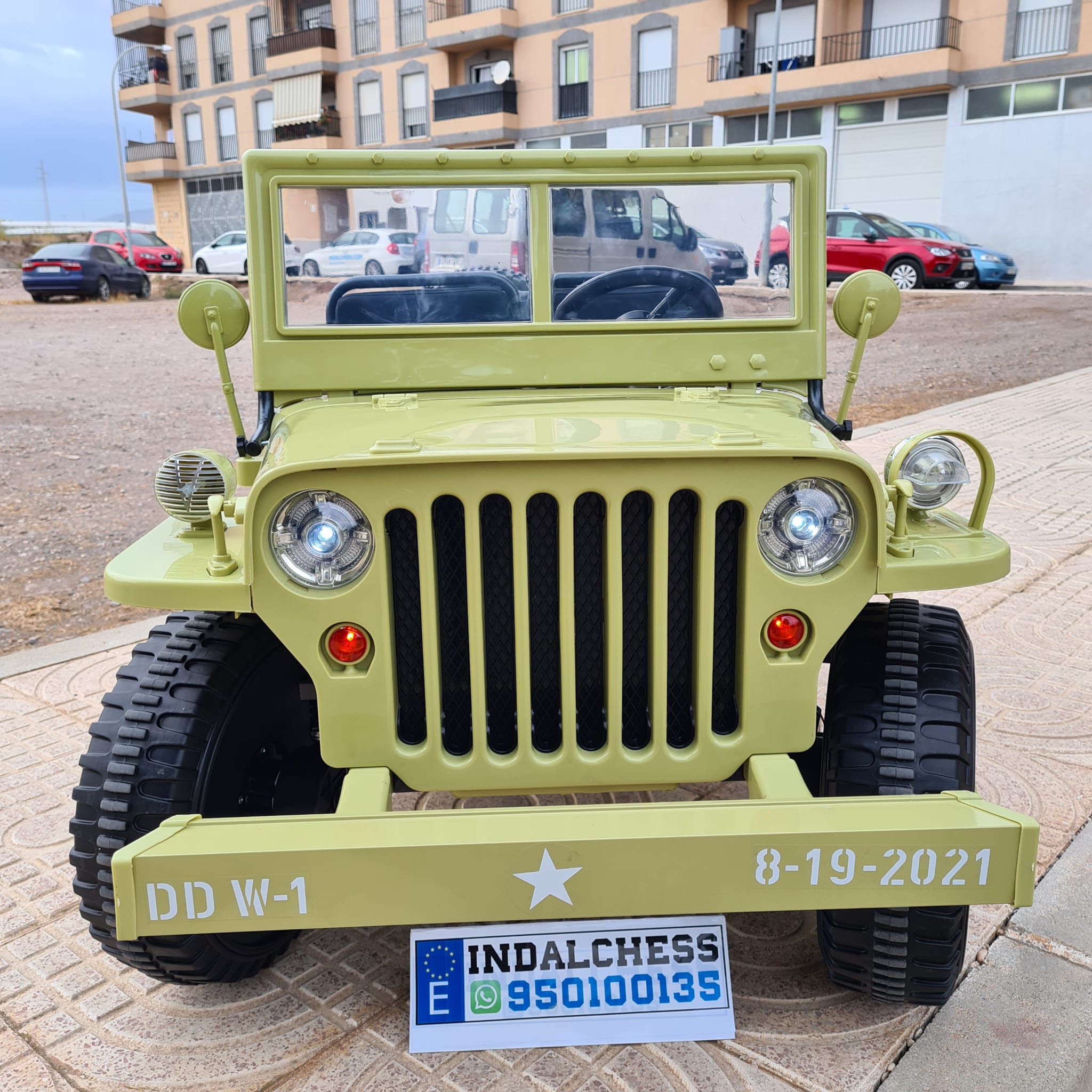 Jeep Desert Fox, jeep Willys, 4 MOTORES DE 12V, eva, cuero, RC 2.4ghz ...