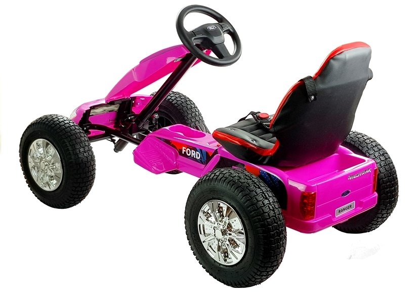 Kart de Pedales Eléctrico Infantil Ford Ranger Go-Kart DK-G01, Hasta 8 ...