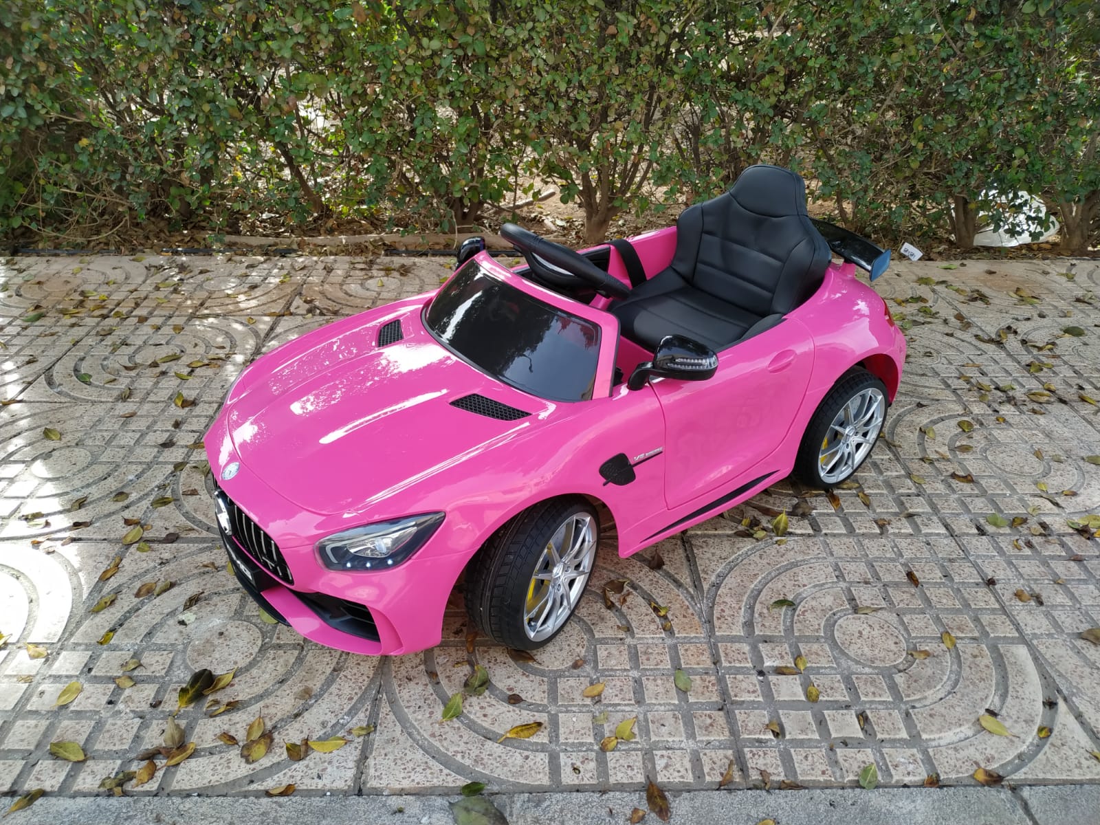 Mercedes LITTLE GT, coche eléctrico para niños, FULL OPTION, ROSA ...