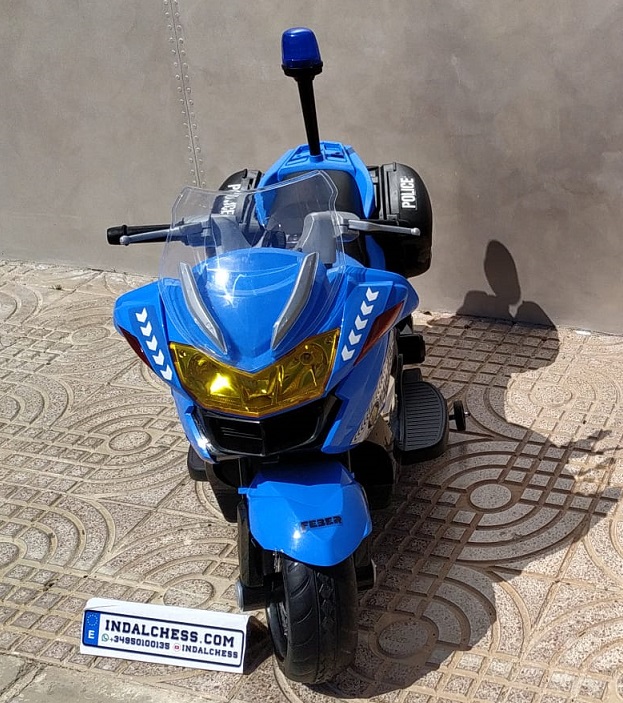 MOTO FEBER 12V POLICÍA - FE12891, Coches eléctricos y motos para niños ...