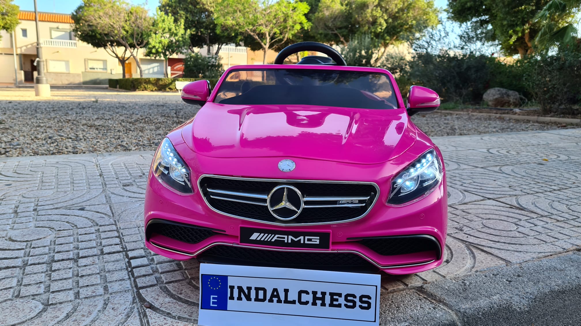 MERCEDES S63 ROSA 12V - COCHES ELECTRICOS NIÑOS S63ROZE, IndalChess ...