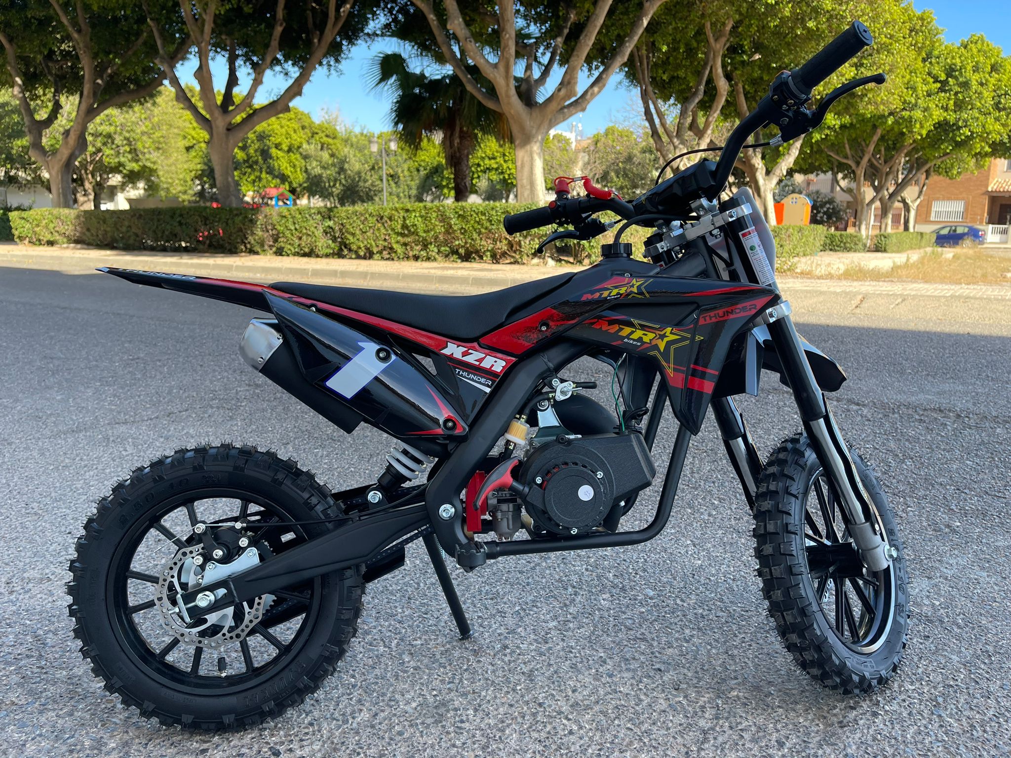 Venta MINI MOTO DE GASOLINA 49CC motocross para niños XZRredMalco ...