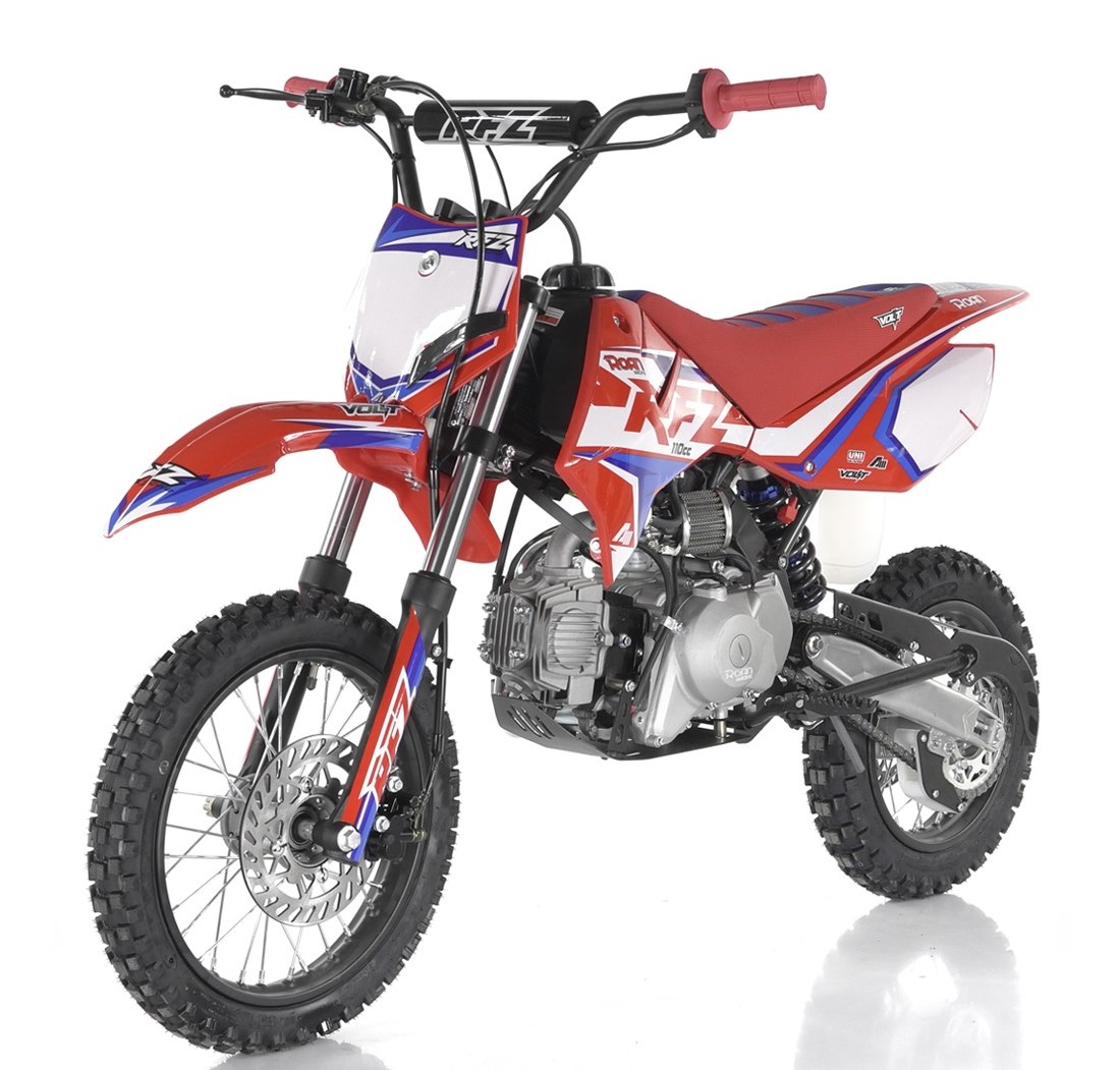 Mini moto de gasolina para niños PoloRoanRFZ 110cc roja, Coches ...