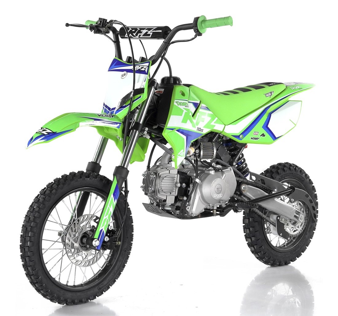 Mini moto de gasolina para niños PoloRoanRFZ 110cc verde, Coches ...