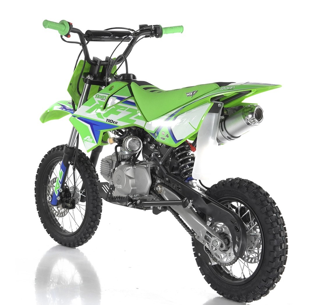 Mini moto de gasolina para niños PoloRoanRFZ 110cc verde, Coches ...