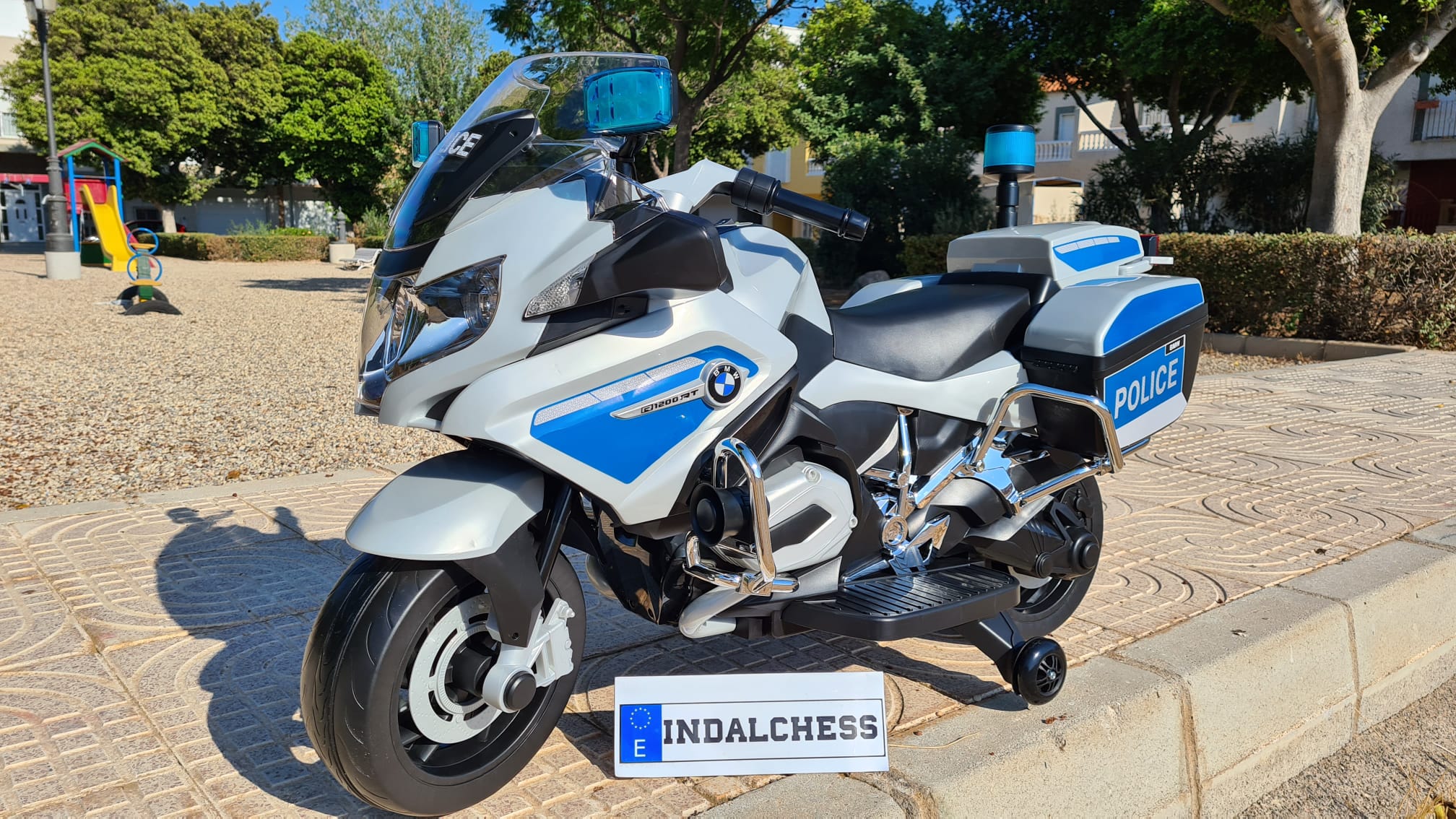 MOTO INFANTIL Ride-on Motocicleta BMW R1200 RT-Police 12V ...