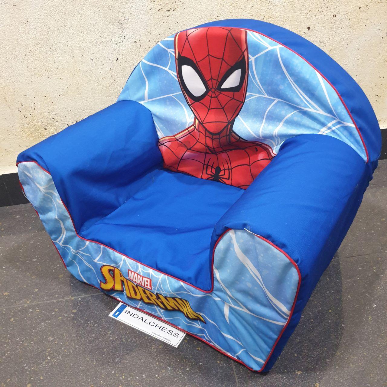 SOFA DE ESPUMA DE SPIDERMAN, FUNDA 100% LONETA POLYESTER, IndalChess ...