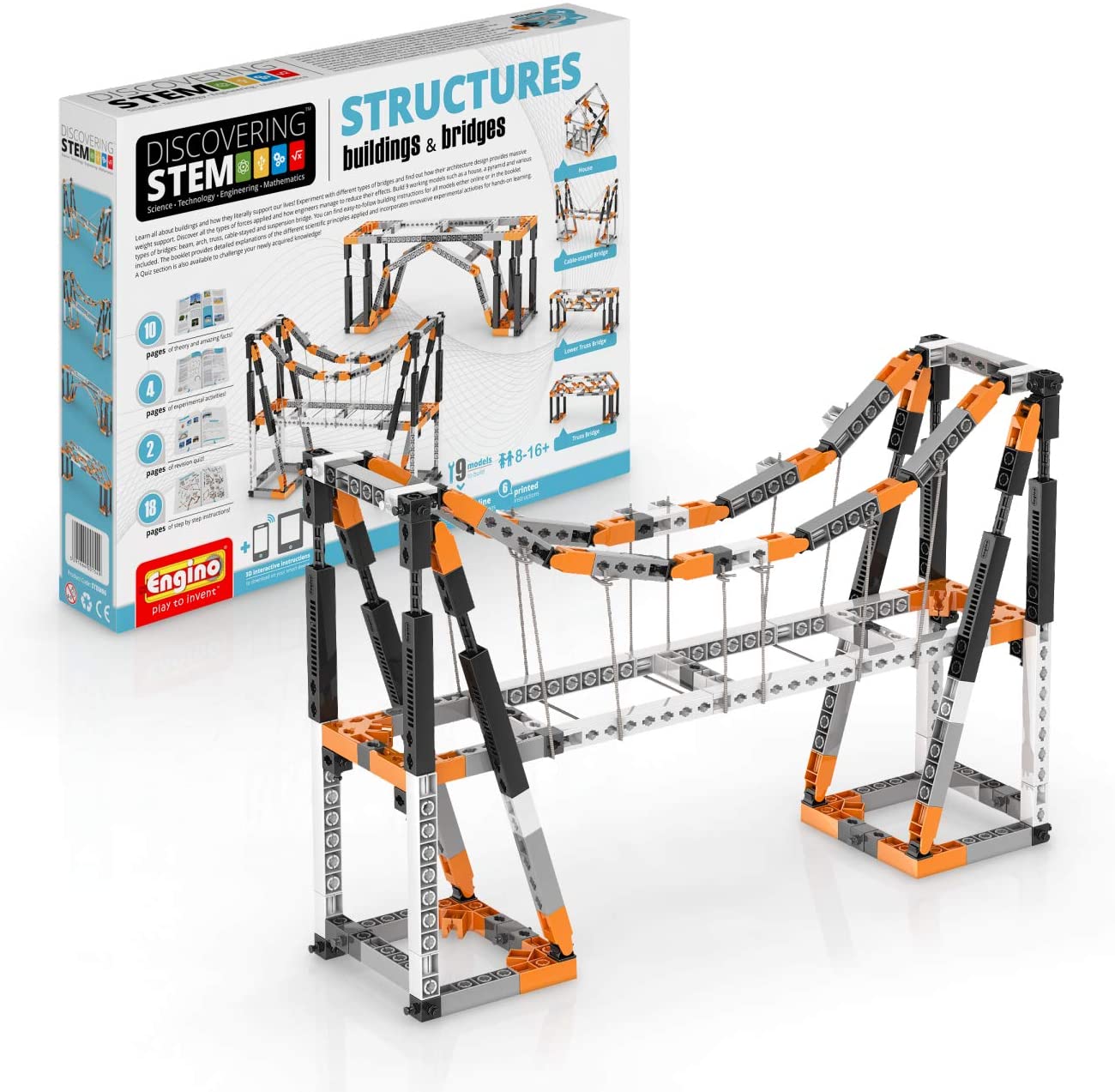 Kit Engino Stem Structures: Edificios y puentes - KE595006 - STEM06 ...