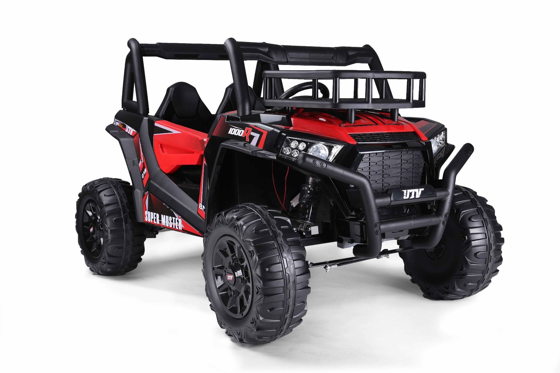 SUPER-BUGGY 24V (2 X 200W), HASTA 100KG DE PESO, ROJO, MANDO RC ...