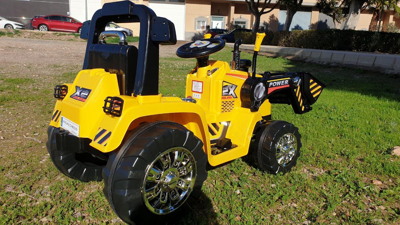 Tractor 12v eléctrico infantil R/C - NEW HOLLAND STYLE, amarillo ...