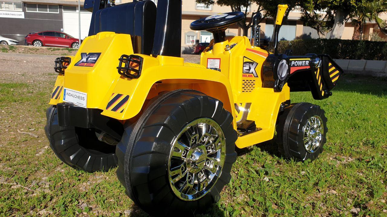 Tractor 12v eléctrico infantil R/C - NEW HOLLAND STYLE, amarillo ...