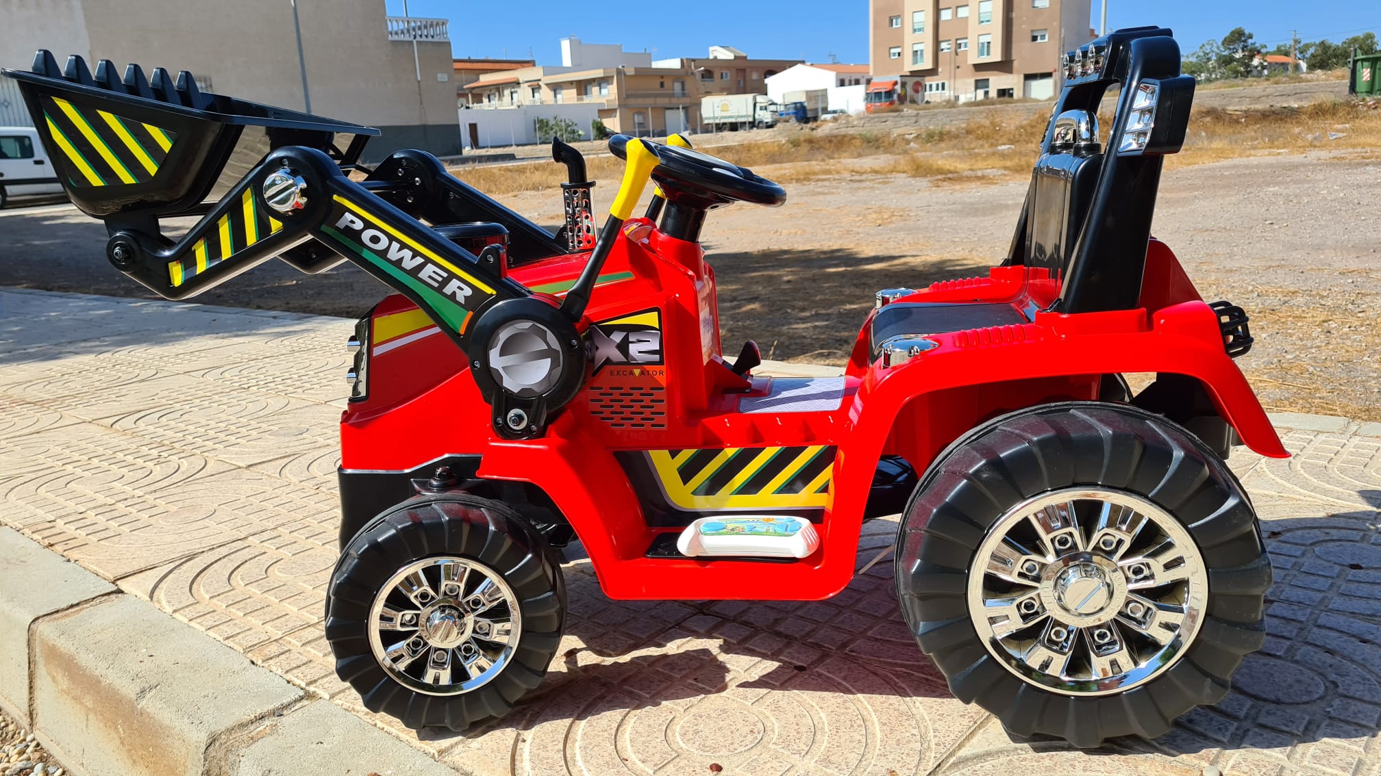 TRACTOR 12V PARA NIÑOS CON MANDO - TRACTOR INFANTIL 12V TELEDIRIGIDO ...