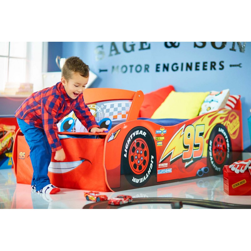 CAMAS PARA NIÑOS - CAMA BAJITA CARS CON LUZ - 17726, Coches eléctricos ...