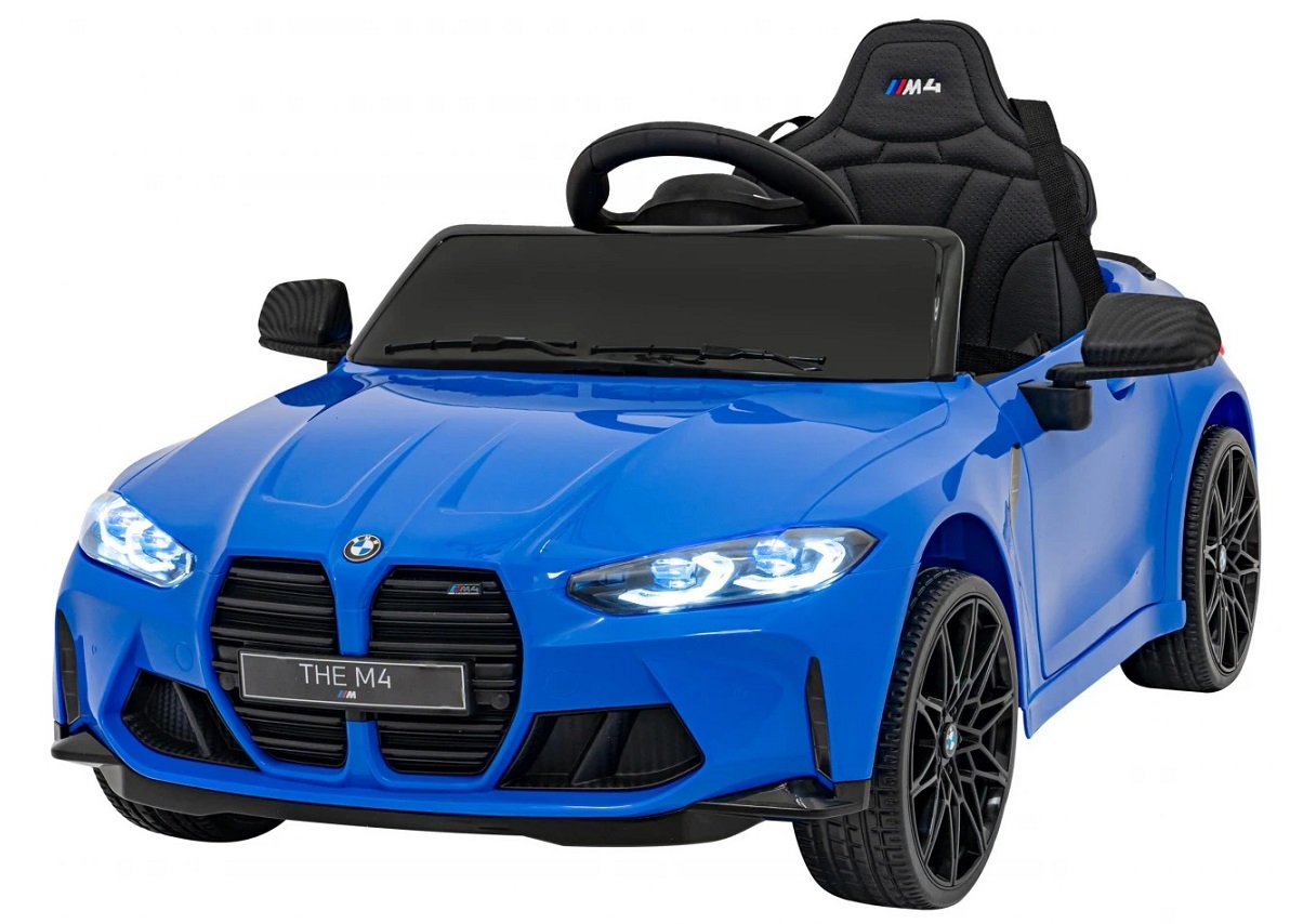 Coche de bateria para niños BMW M4 12V, AZUL, 1-5 años, Coches ...