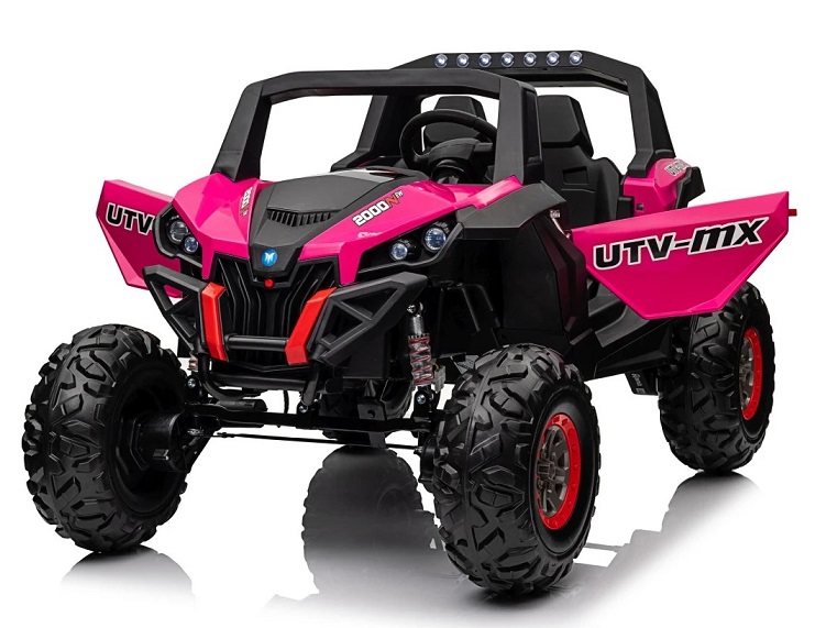 Buggy UTV-MX 2000N Rosa, 4 motores de 75W, 2 plazas, RC, Coches ...