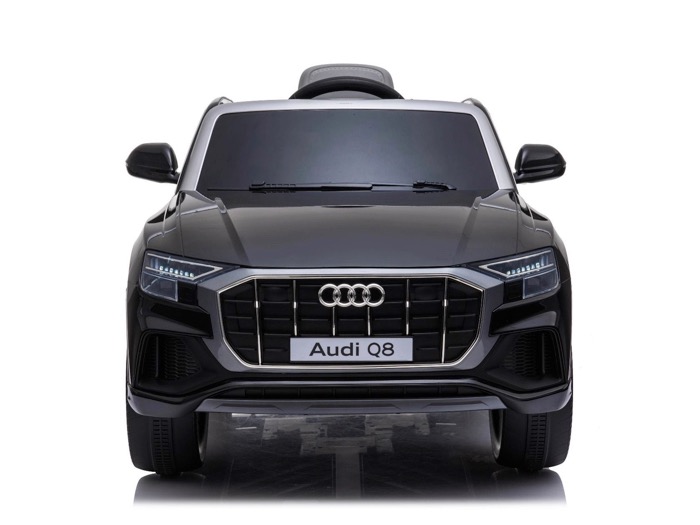 Coche Infantil Audi Q8 12V, Negro, Mando Rc Parental, Asiento con funda ...