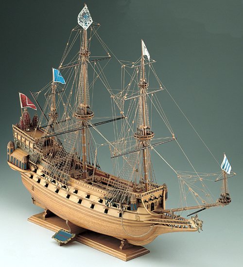 Corel COR17SM. La Couronne. Kit maqueta barco antiguo francés, año 1636 ...