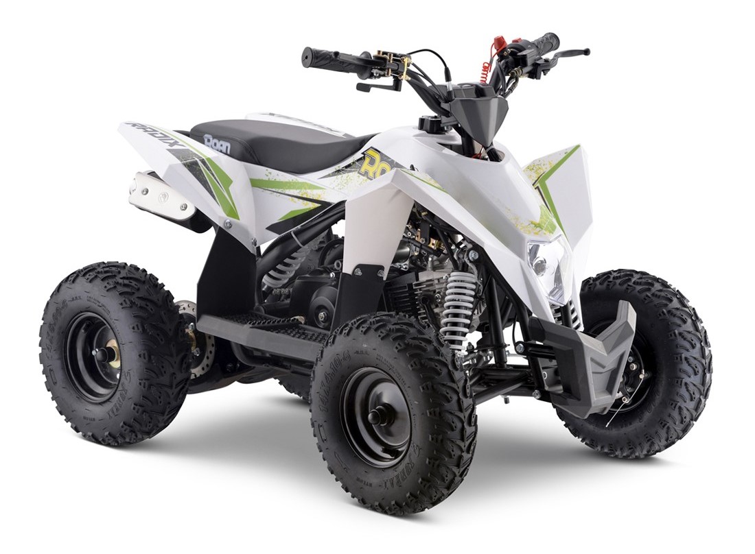 Mini Quad de gasolina de 90cc PoloRoanRadix verde ruedas grandes de 6 ...