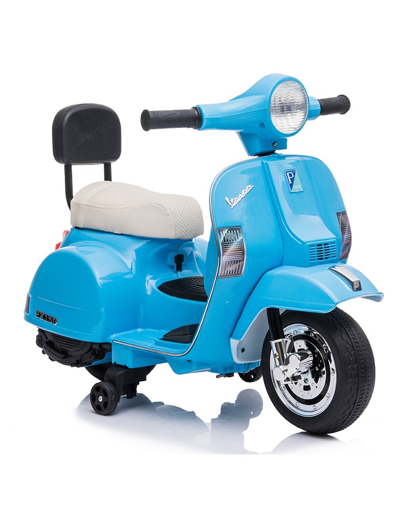 MINI-VESPA INFANTIL 6V PARA NIÑOS DE 1 A 3 AÑOS, azul - AT-MINIVESP ...
