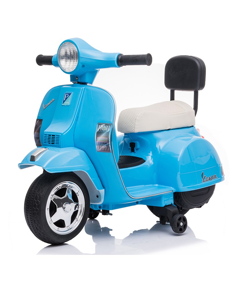 MINI-VESPA INFANTIL 6V PARA NIÑOS DE 1 A 3 AÑOS, azul - AT-MINIVESP ...