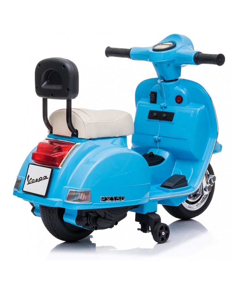 MINI-VESPA INFANTIL 6V PARA NIÑOS DE 1 A 3 AÑOS, azul - AT-MINIVESP ...