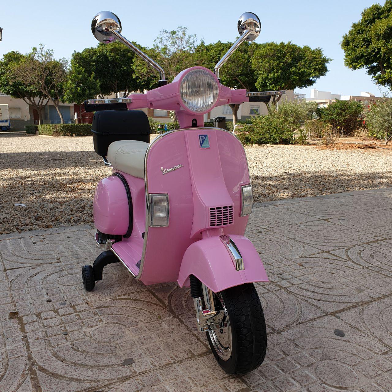Vespa Piaggio PX150 12V electrica infantil, rosa-pink - LE2663 ...