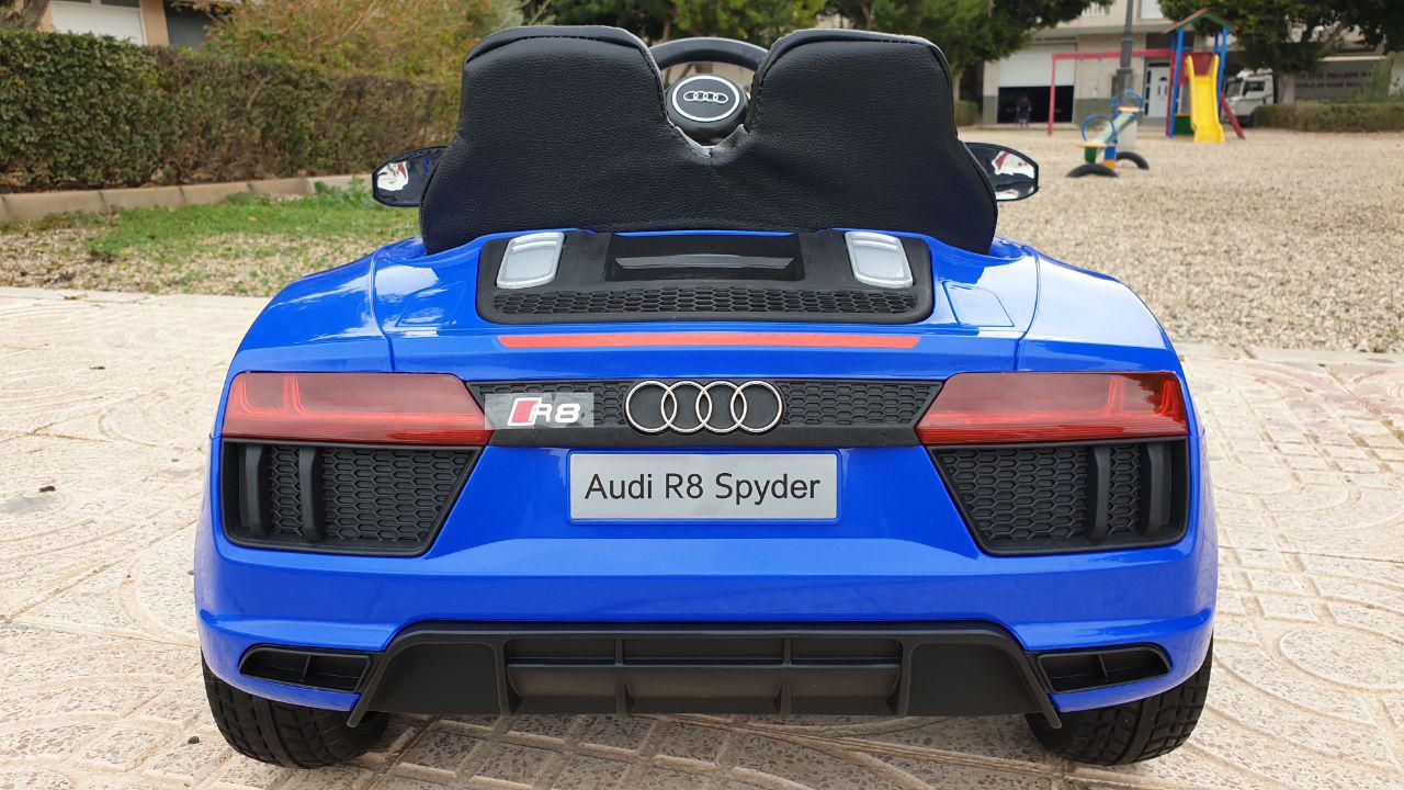 AUDI R8 "LITTLE SPYDER" 12V, AZUL, INFANTIL, FULL OPTION, Coches ...