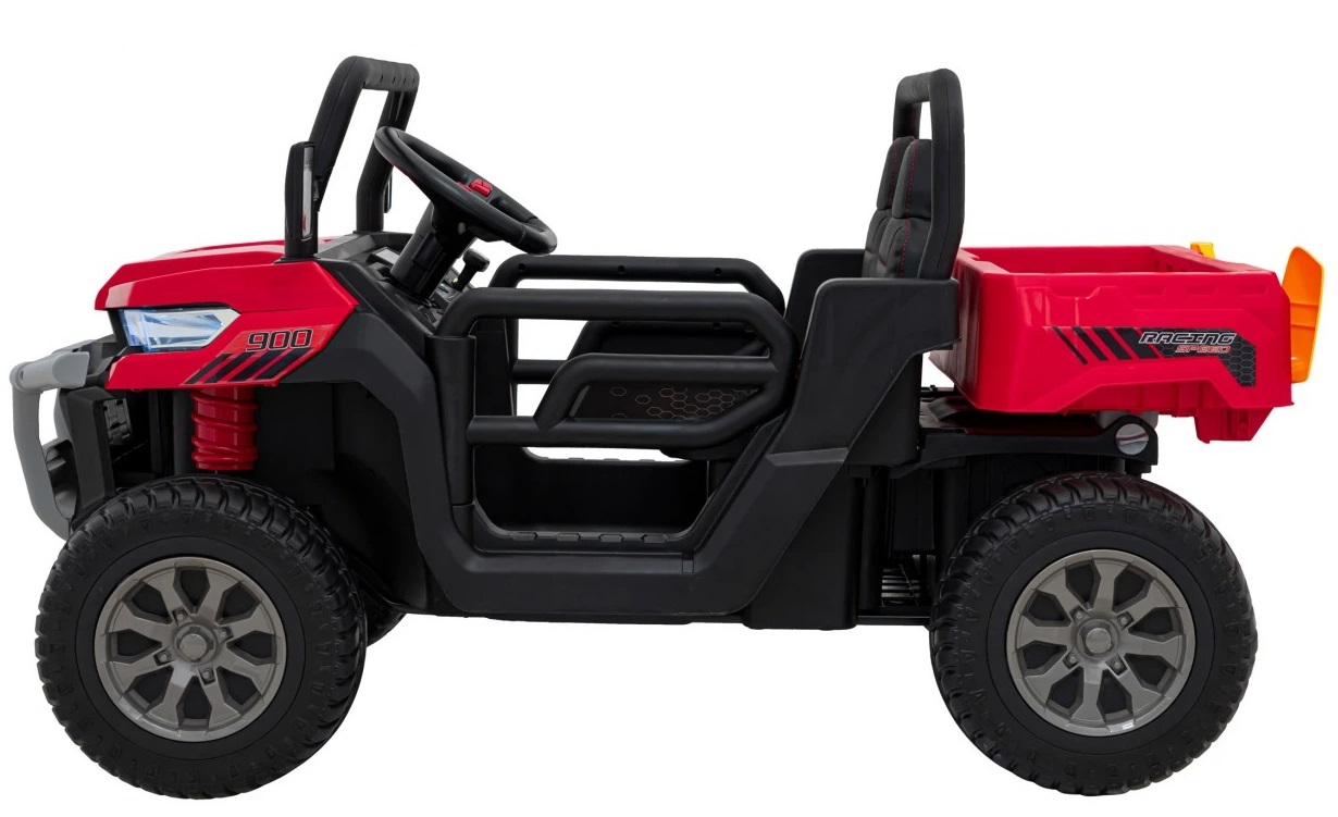 Coche Pick-Up 12v , camión agricola 4x4 12v niño, rojo, Coches ...